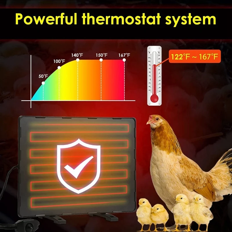 Chicken-Coop-Heating-Plate-Energy-Efficient-Winter-Pet-Heater-Chicken ...