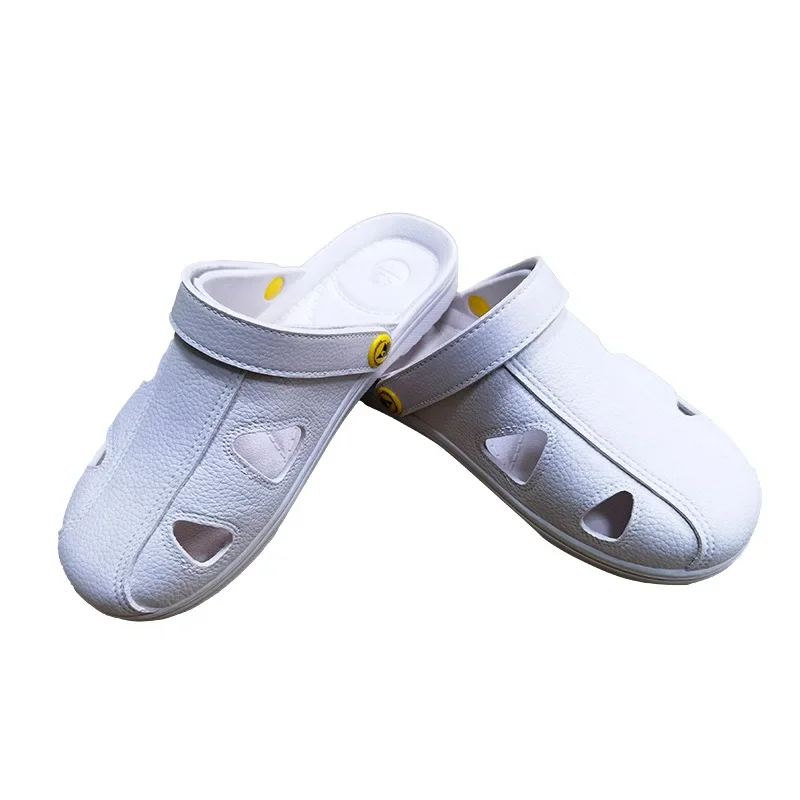 Anti-static-Spu-Slippers-For-Men-Women-Four-Hole-Safety-Shoe-Boots ...