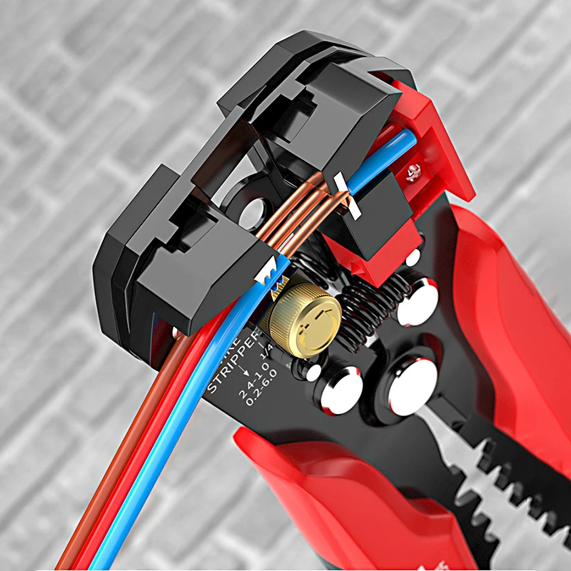 Self Adjusting Wire Stripper Tool, with Wire Crimper and Wire Cutters ...