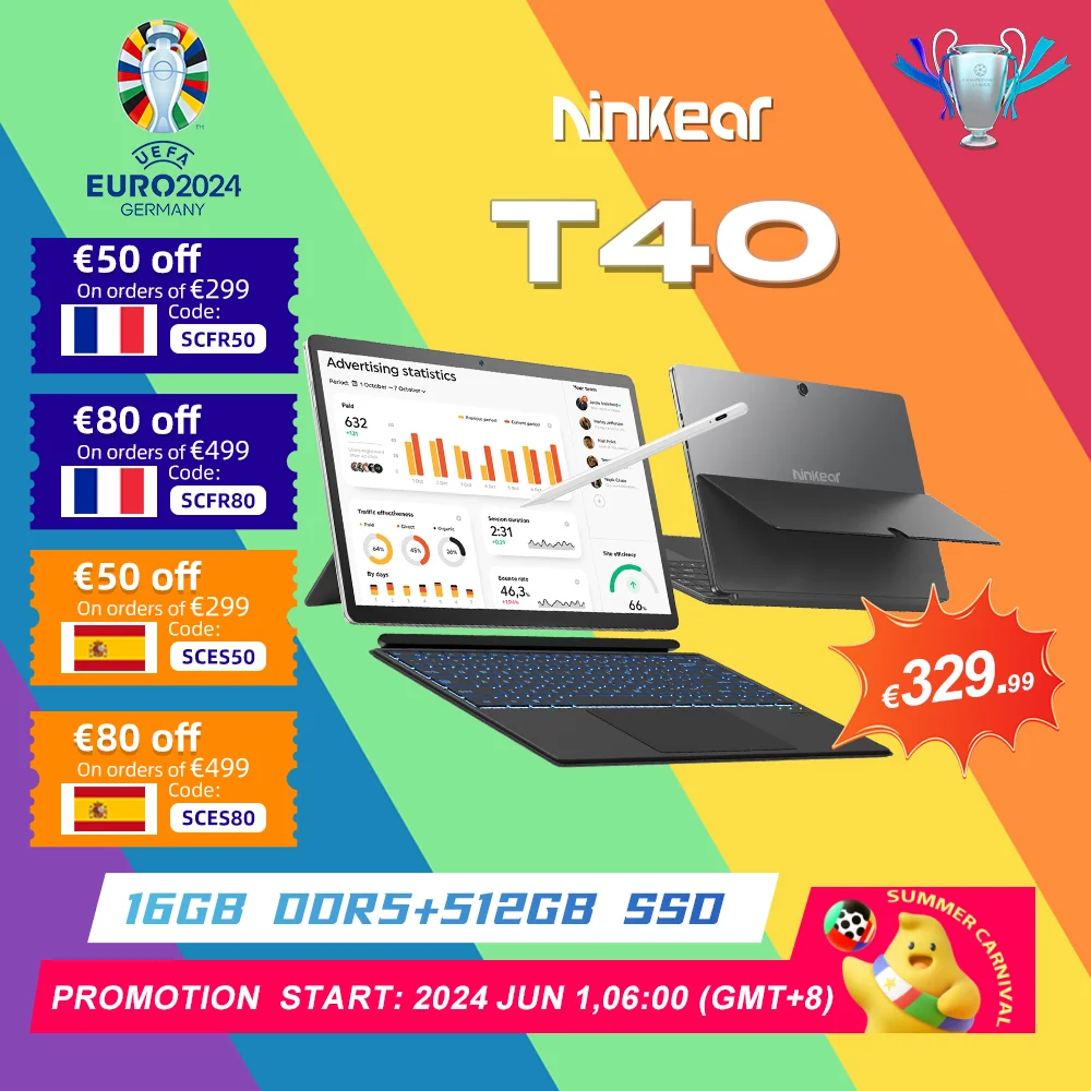 Ninkear-T40-Laptop-TouchScreen-2-in-1-Tablet-Intel-N100-14-Inch-FHD ...