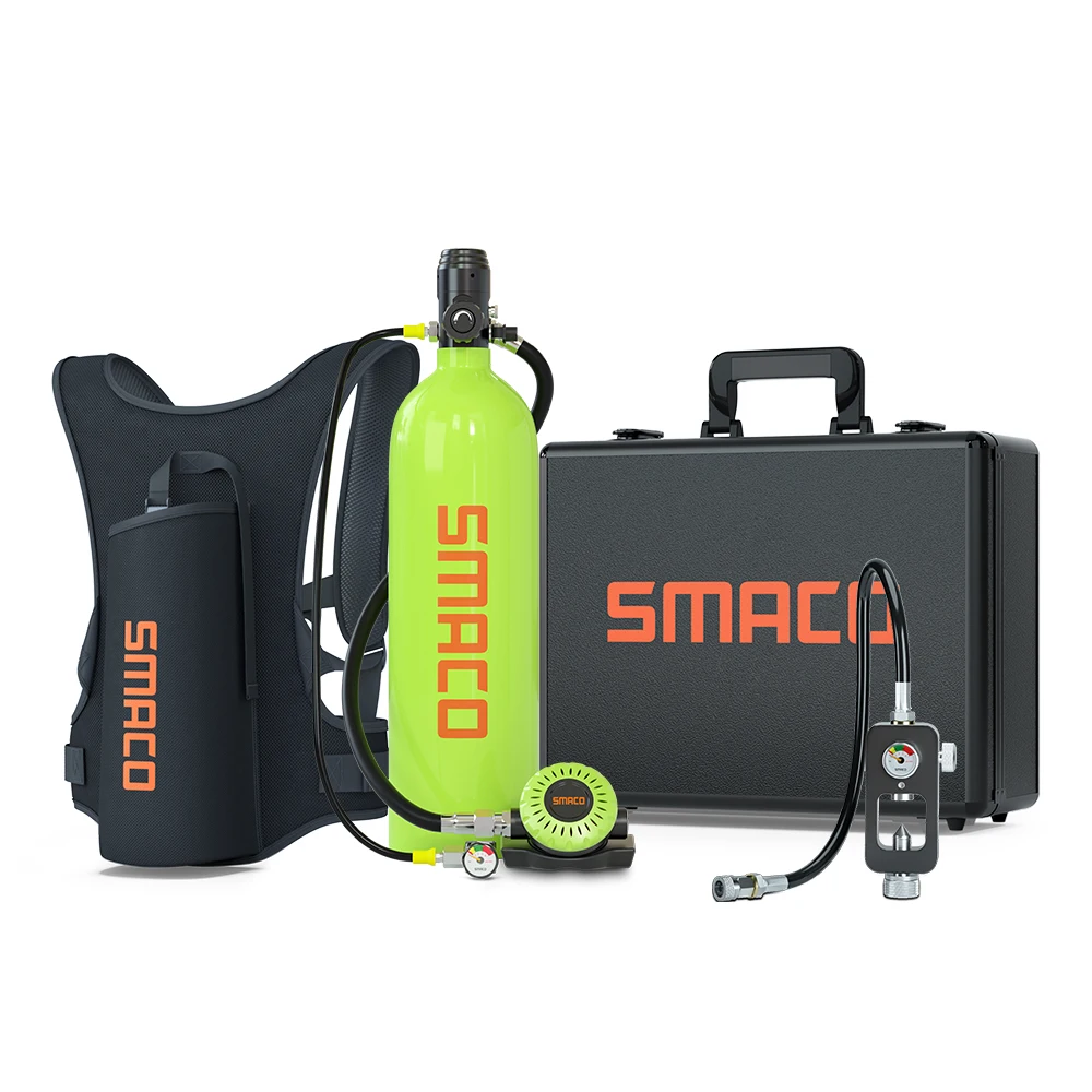 SMACO-2L-Mini-Scuba-Tank-Diving-Oxygen-Underwater-Breathing-Mini-Scuba ...