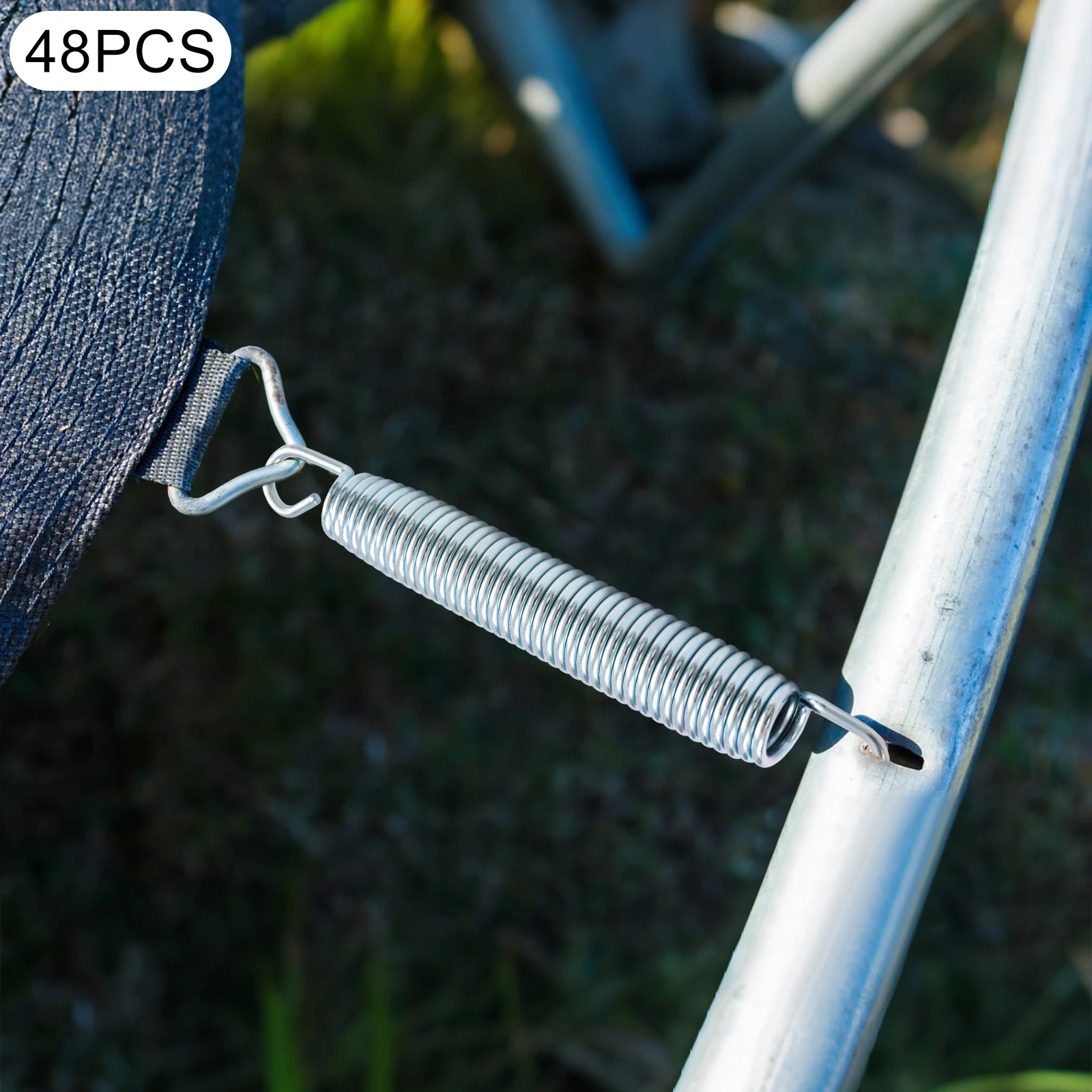 Trampoline Springs with Spring Tool,48PCS,Stainless Steel,with 1*T ...