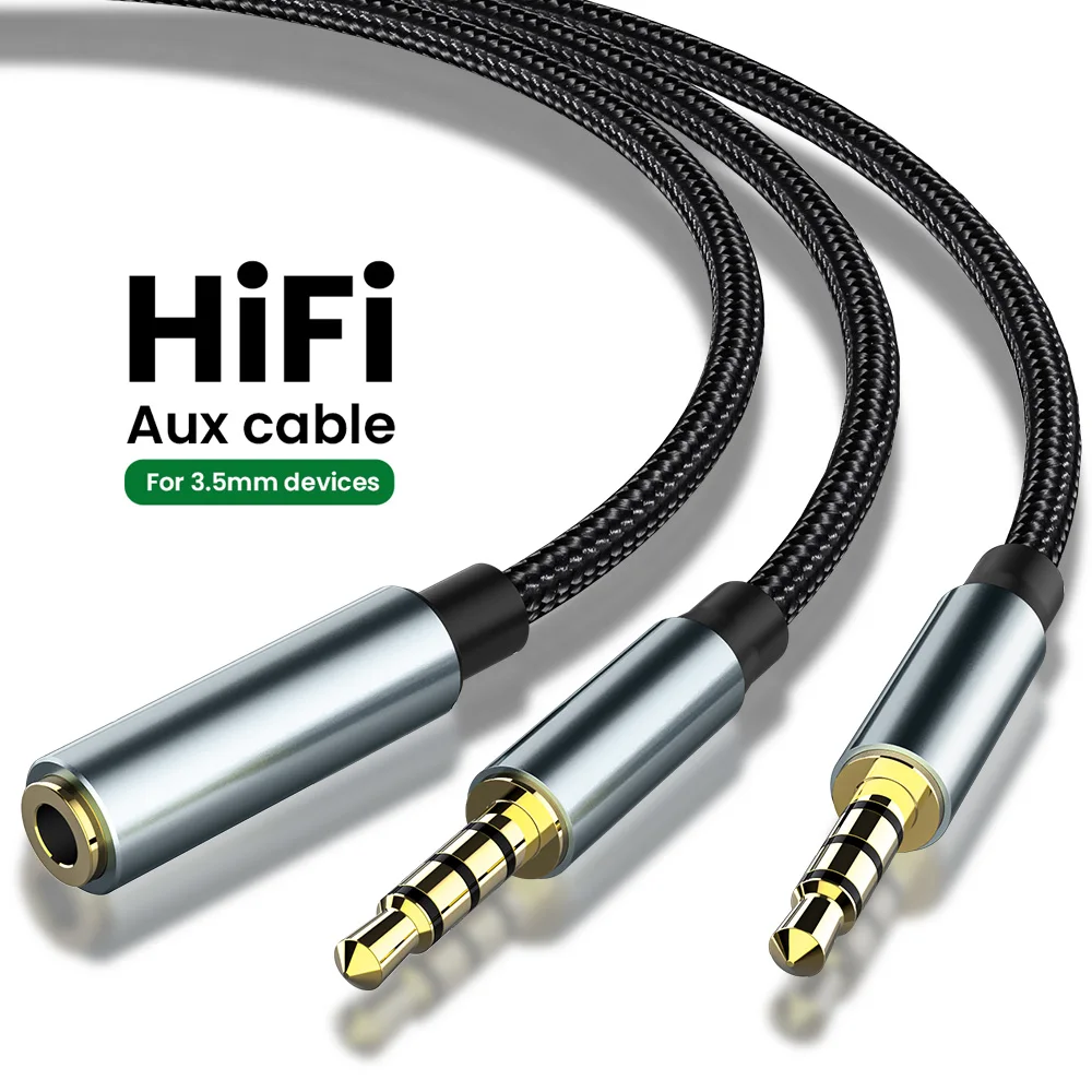 3.5 Mm Jack Male Home Audio Stereo Audio Cables UGREEN Aux Lead 3.5mm ...