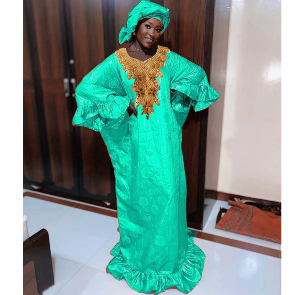Bazin-Riche-African-Original-Traditional-Dresses-For-Women-Wedding ...