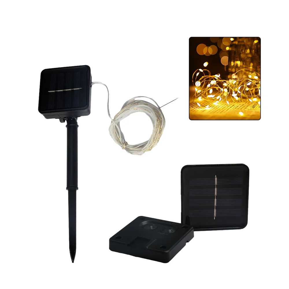 NEW 68MM*68MM Light Emitting Diode Light String Solar Battery Box Power Controller Outdoor Water ...