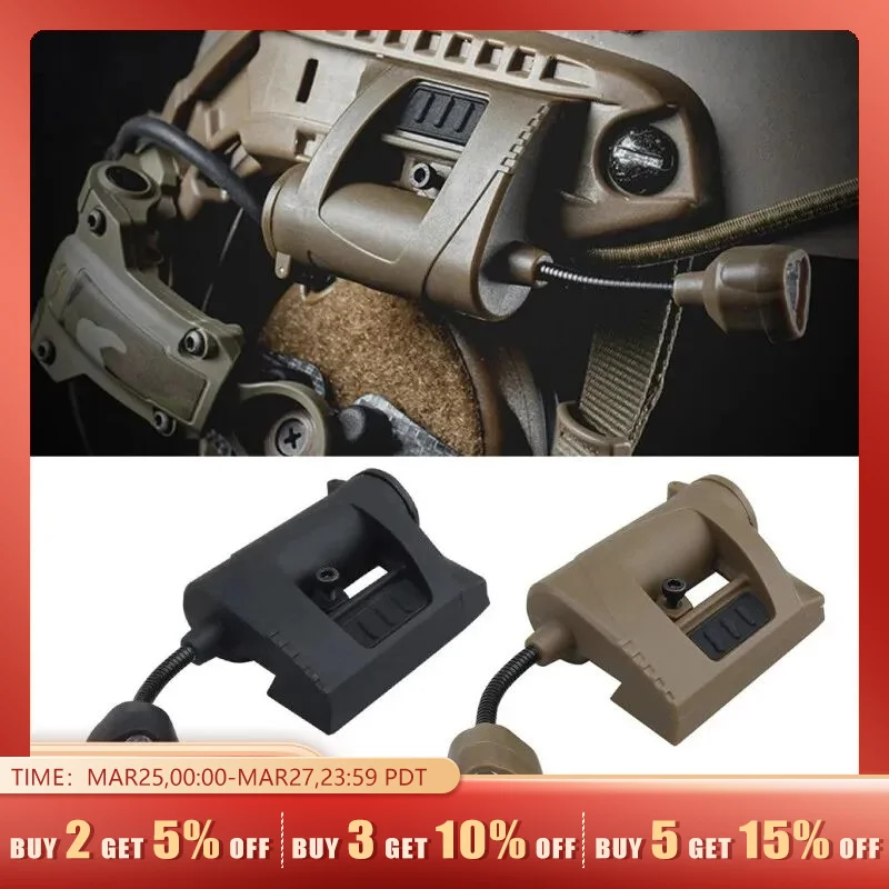 Tactical-Helmet-Light-3-Modes-LED-Flashlight-Outdoor-Night-Lighting-For ...