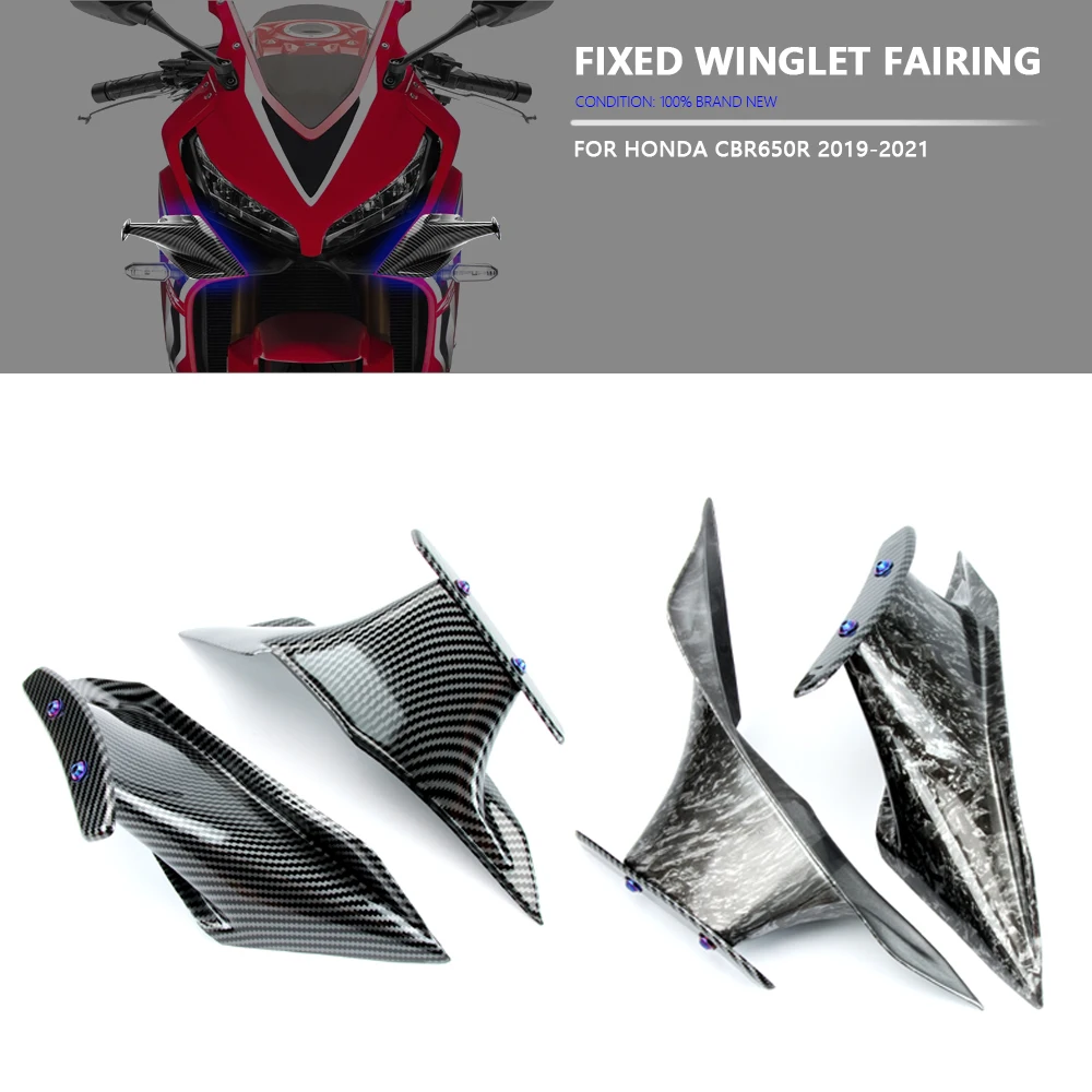 Motorcycle Accessories Fairing Winglet Kit For Honda CBR650R Fairing ...
