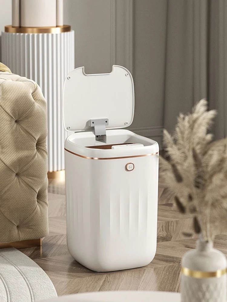 20L-Sensor-Electric-Trash-Can-UV-Light-Charging-Bin-Bathroom-Automati ...