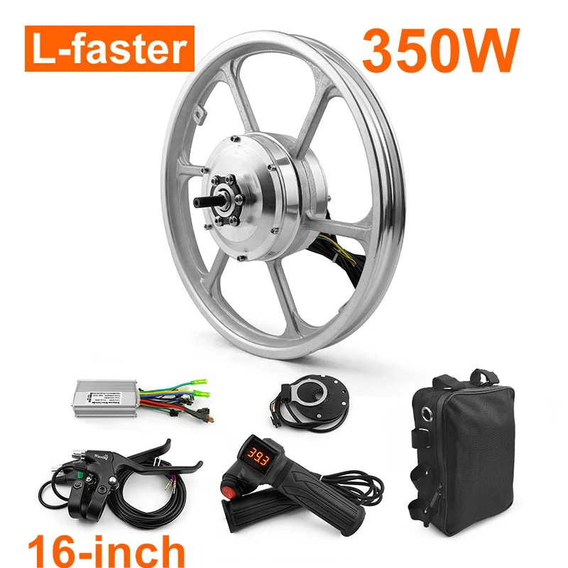 Brushless-Gear-DC-Electric-Bike-Hub-Motor-Kit-Bicycle-Front-Wheel-DIY ...