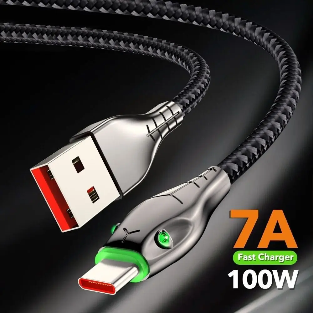 For-Sumsung-HUAWEI-Fast-Charging-Cable-7A-USB-A-To-Android-IOS-Type-C ...