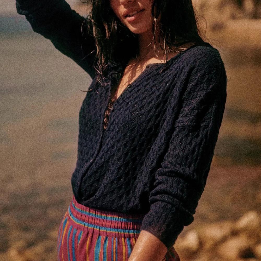 Cardigan Sweater | Tops - Hollow Solid Loose Cardigan Sweater Women ...