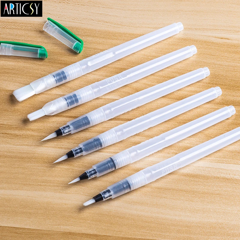 Dropshipping 6Pcs/set Water Brush Large Capacity Barrel Water Color ...