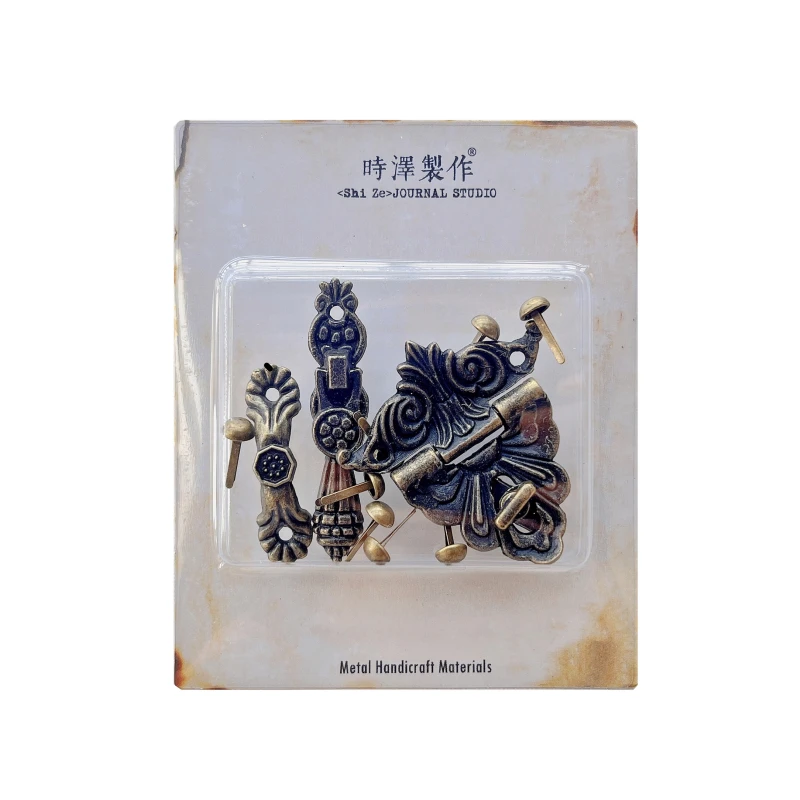 Vintage-metal-pattern-decoration-DIY-scrapbook-journal-decoration ...