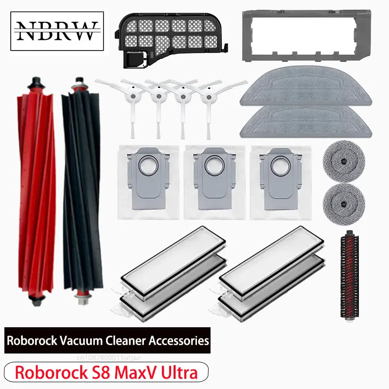 Roborock-S8-MaxV-Ultra-Robot-Vacuum-Spare-Parts-Main-Side-Brushes-Mop ...