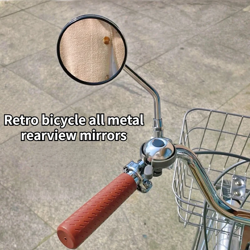 Bicycle-Universal-Retro-Metal-Rearview-Mirror-Electric-Bicycle-Circular ...