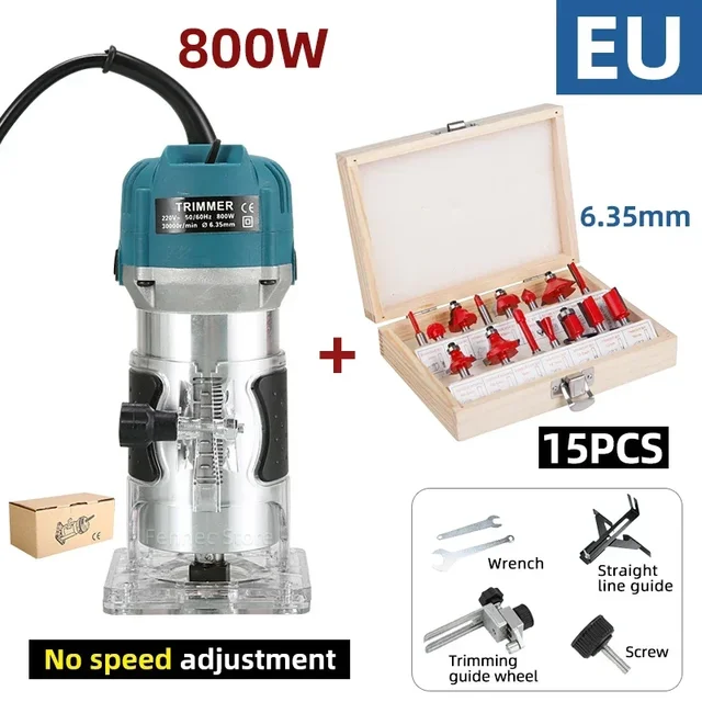 Electric Trimmer Router Wood Milling Machine Woodworking Laminate ...