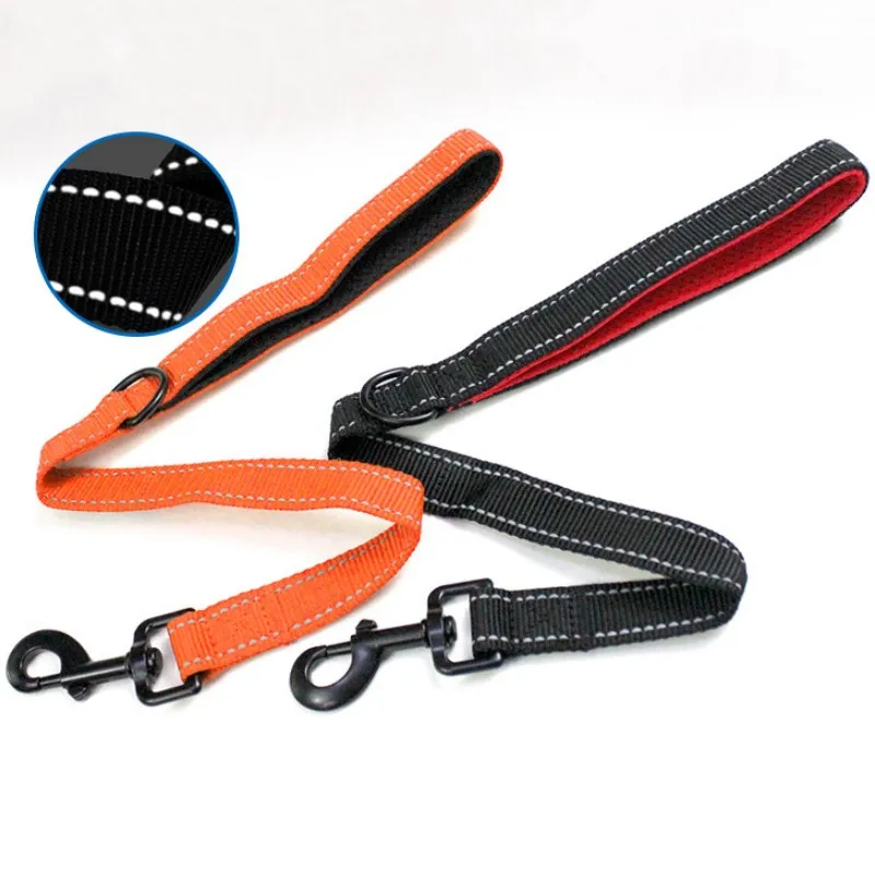 Dog Leash Short Dogs Leash 60cm Pet Chain Comfortable Handle Dogs ...