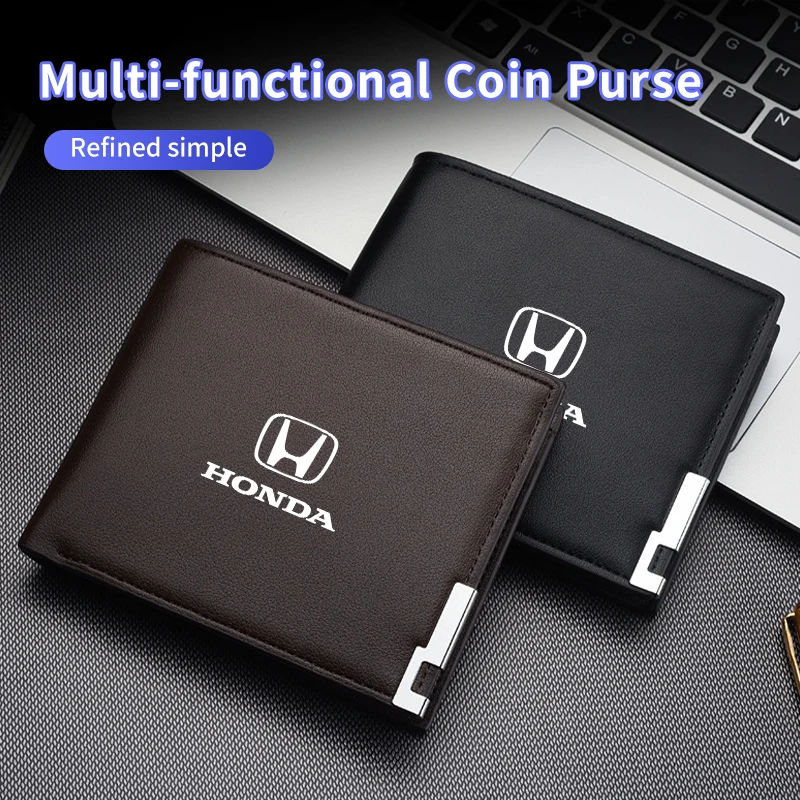 Car-Interior-Wallet-Men-Leather-Wallets-Multi-Card-Bag-For-Honda-Civic ...