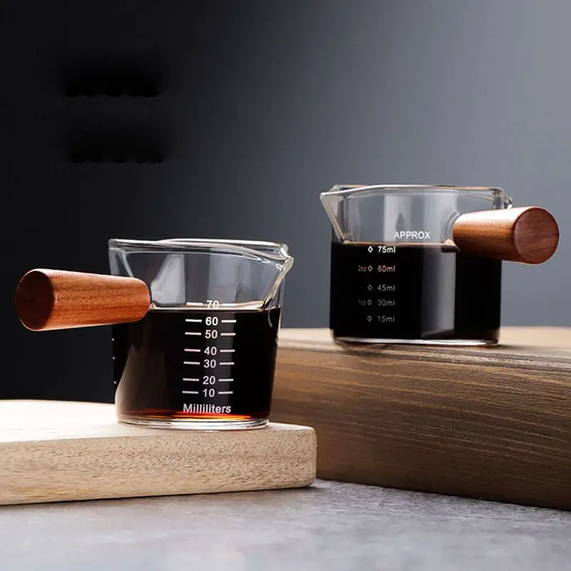 75ml-Espresso-Coffee-Cup-Ounce-Cup-With-Scale-And-Wooden-Handle-High ...