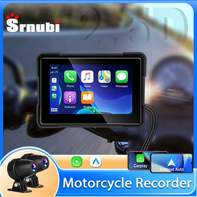 5-Inch-Portable-Night-Vision-Motorcycle-Carplay-Smart-Screen-Wireless ...