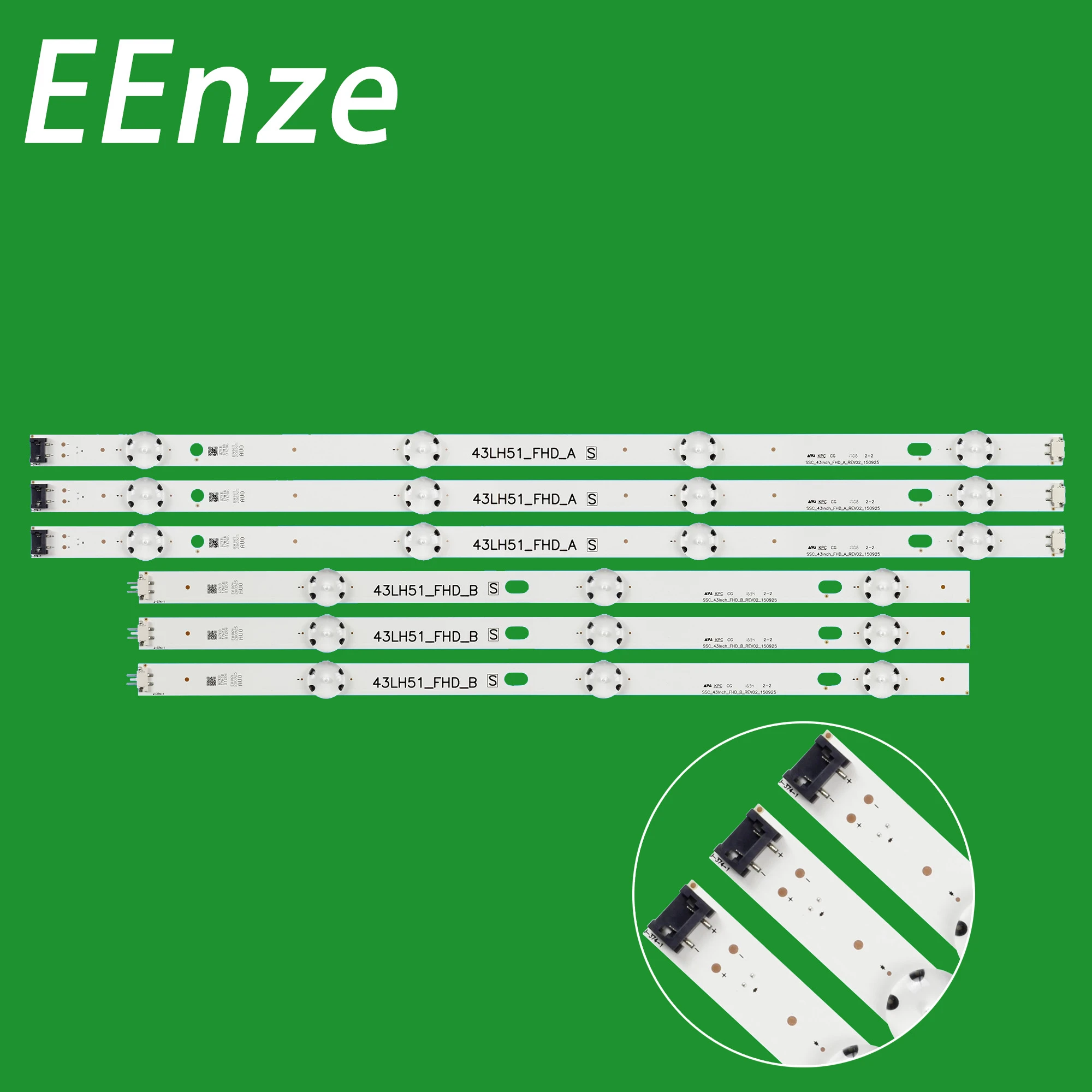 LED Backlight Strip for 43LH5700 UD 43LJ5500 UA 43UH6030 UD 43UH6100 UH ...