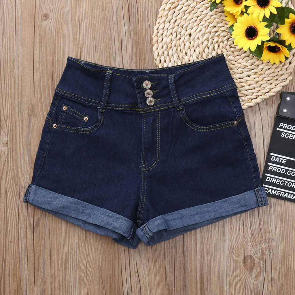 Dark Blue Denim Shorts Women 2022 Sexy Ultra-short Jeans Trousers Women ...