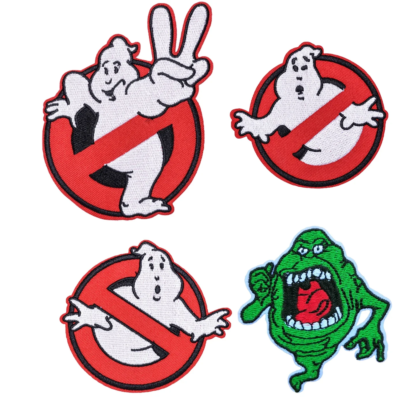 Ghostbuster-parches-bordados-para-planchar-parche-Punk-pegatinas-t ...
