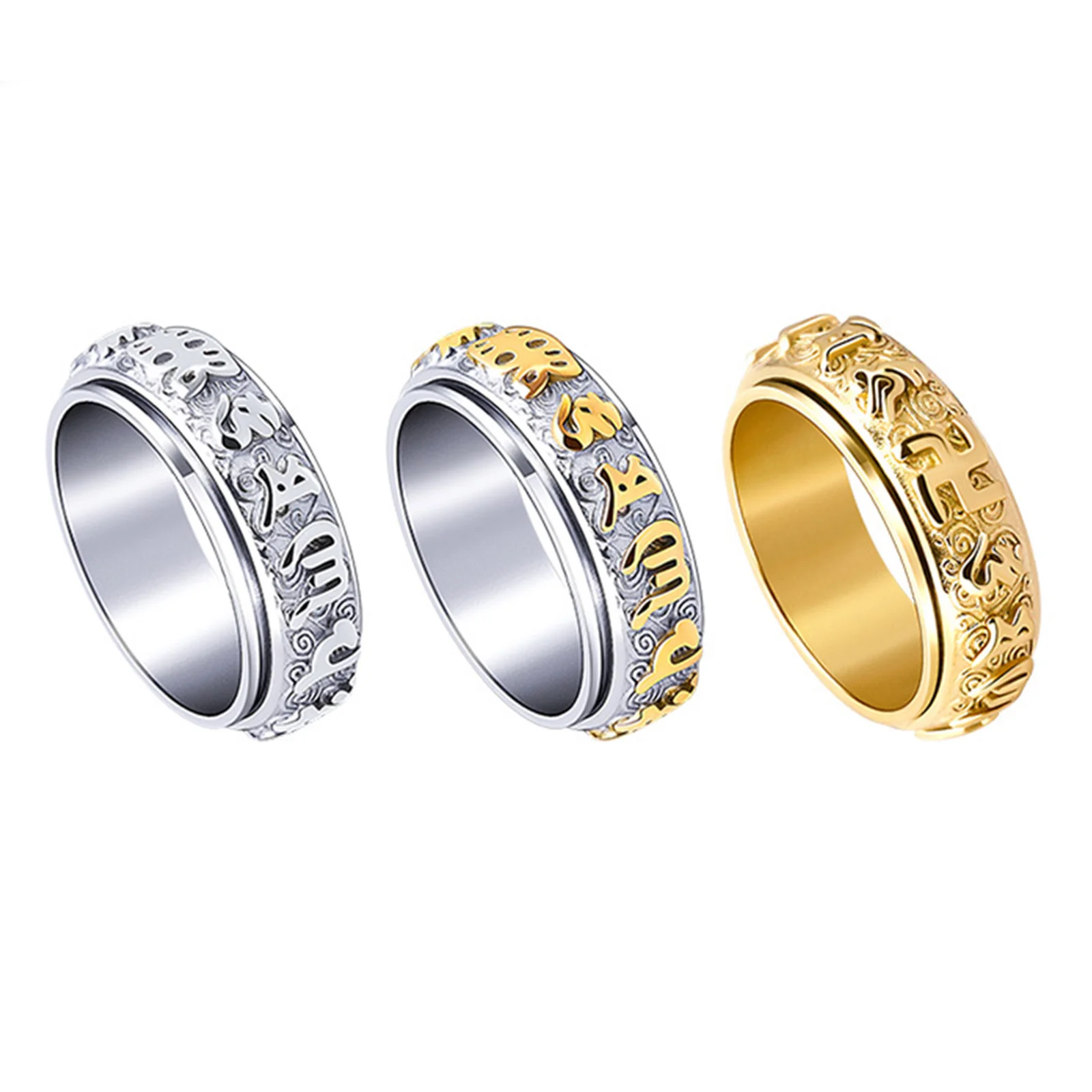 Titanium Steel Finger Jewelry | Titanium Steel Fidget Spinner - 1pc Men ...