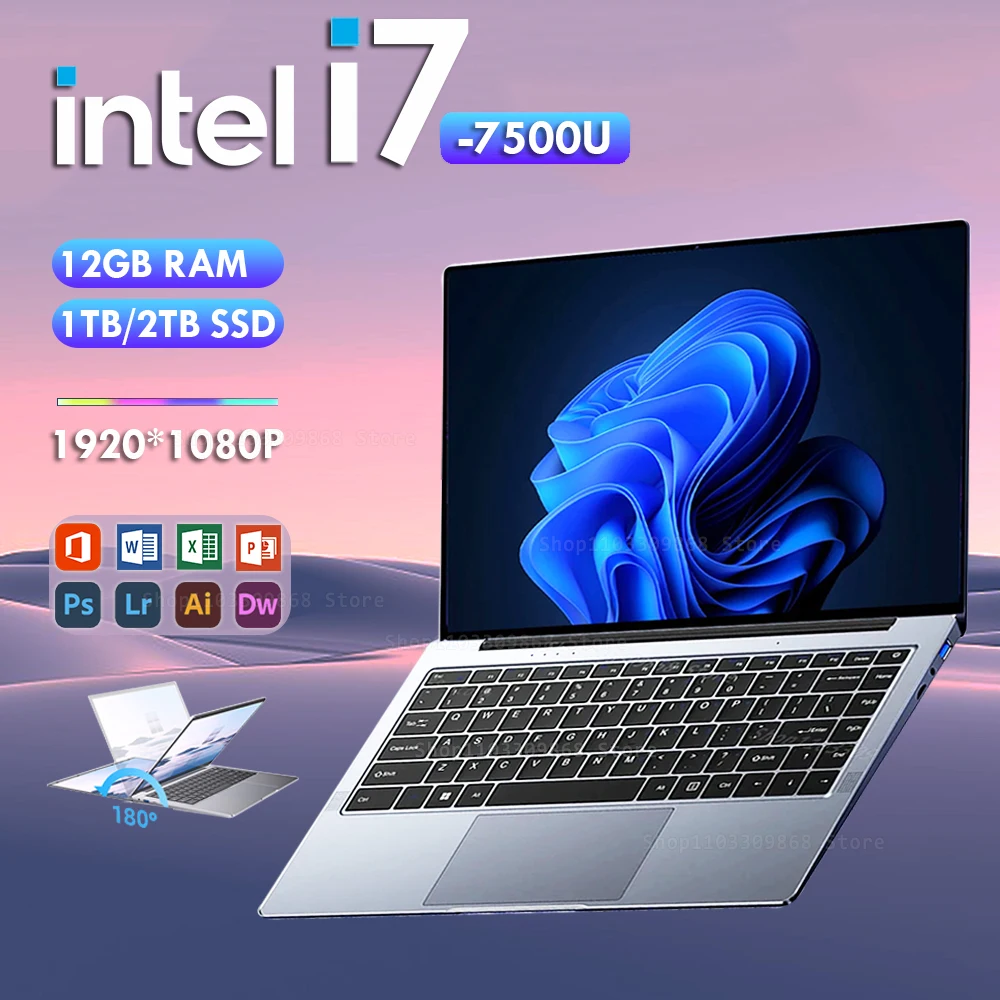 Portable-Windows-11-i7-Gaming-Laptop-Computer-PC-Intel-Core-i7-7500U-14 ...