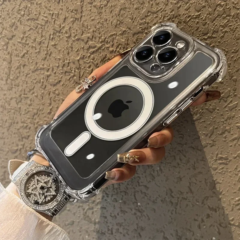 Luxury-Magnetic-Wireless-Charge-Phone-Case-For-iPhone-15-14-13-12-11 ...