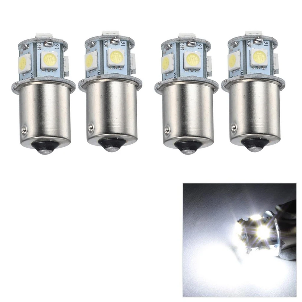 4pcs-SIDE-LIGHT-INDICATOR-BULB-Hot-Sale-8-5050-LED-6V-DC-1156-BA15S ...