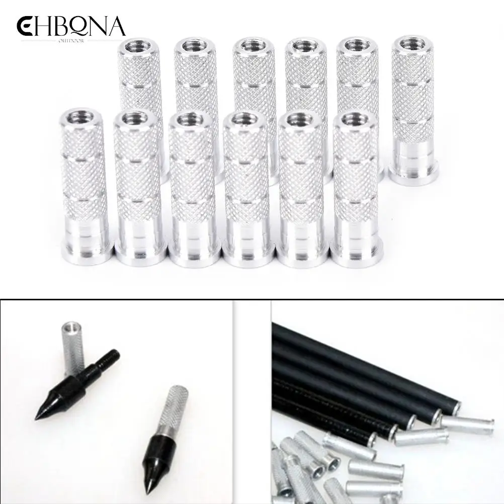 12pcs-Aluminum-Seat-Shaft-Arrowhead-Connectors-Fit-ID-6-2mm-Insert ...