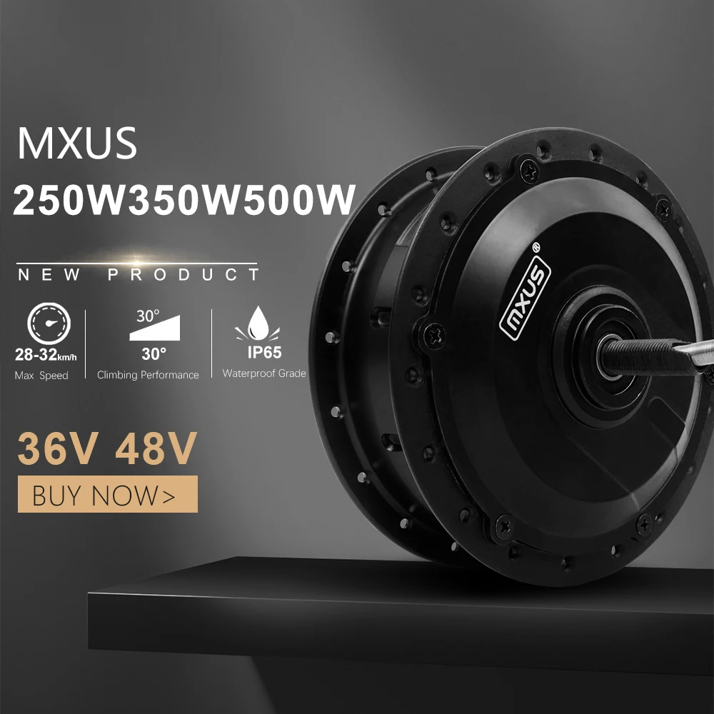 MXUS-Brand-Electric-Bicycle-Brushless-Gear-Hub-Motor-Front-Rear-Wheel ...