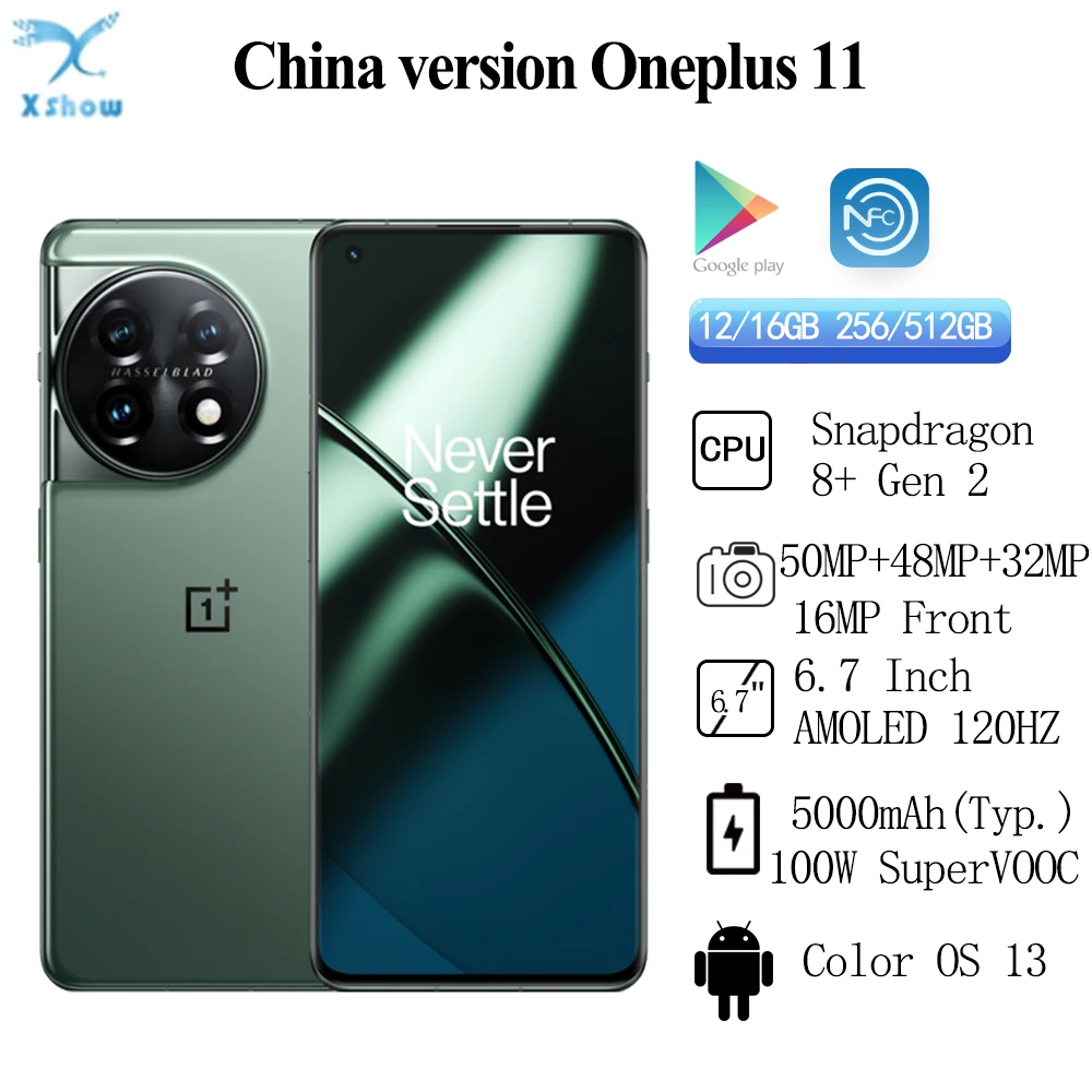 OnePlus-11-5G-Smartphone-Rom-Global-Snapdragon-890-Gen-2-6-7-2K-AMOLED ...