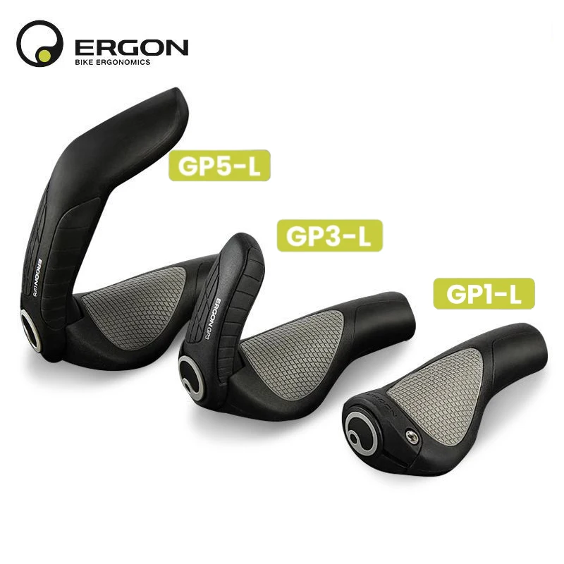 ERGON-MTB-Grips-GP1-GP3-GP5-Ergonomics-Rubber-Shock-Proof-Skid-Proof ...