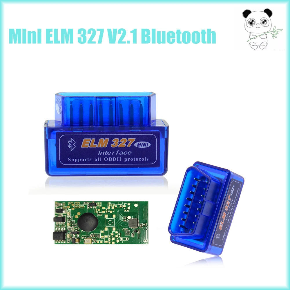 Newest Mini Elm 327 V2.1 V1.5 Bluetooth Obd2 Scanner Auto Diagnostic Tools Obdii Protocols Car ...