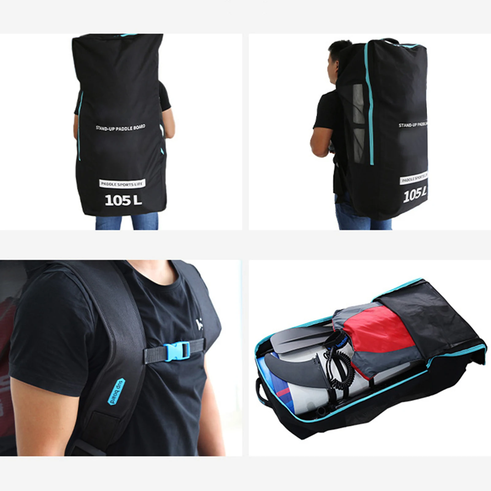 Travel Backpack for Inflatable Paddleboard Stand Up Board Carrying Bag ...