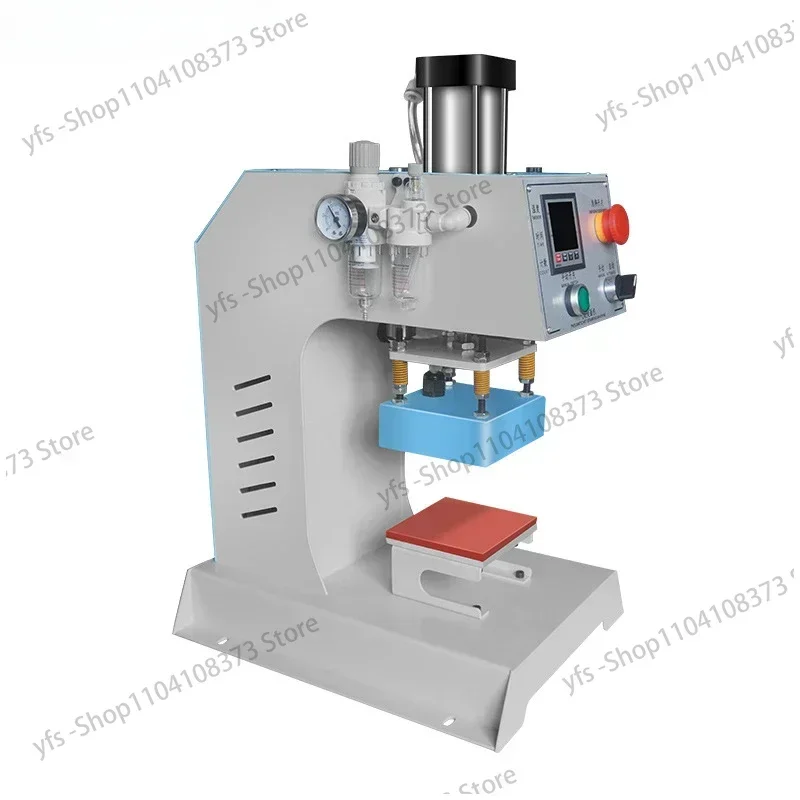 Small-Air-Operated-Label-Ironing-Machine-Badge-Collar-Lable-Hot ...