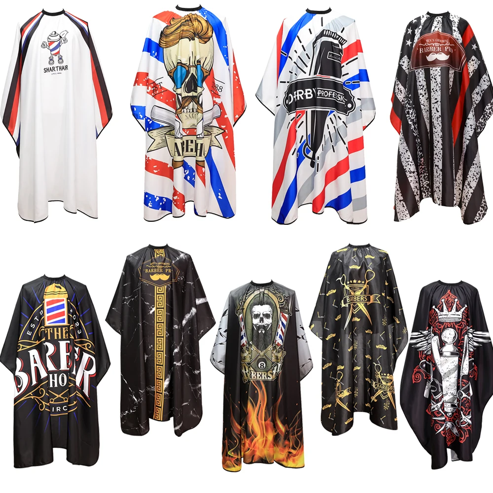 Classics-Hairdresser-Apron-Hair-Cut-Cape-Hairdress-Gown-Cape-Hair-Salon-Barber-Hair-Cutting ...