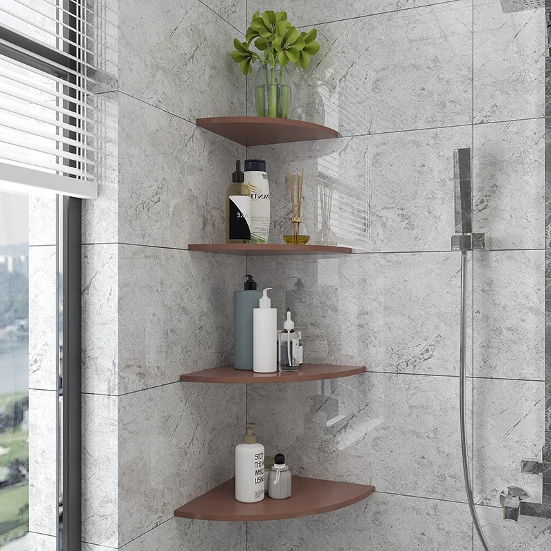 Partition-Wall-Shelf-Fan-Shaped-Storage-Rack-For-Corner-Bedroom-Living ...