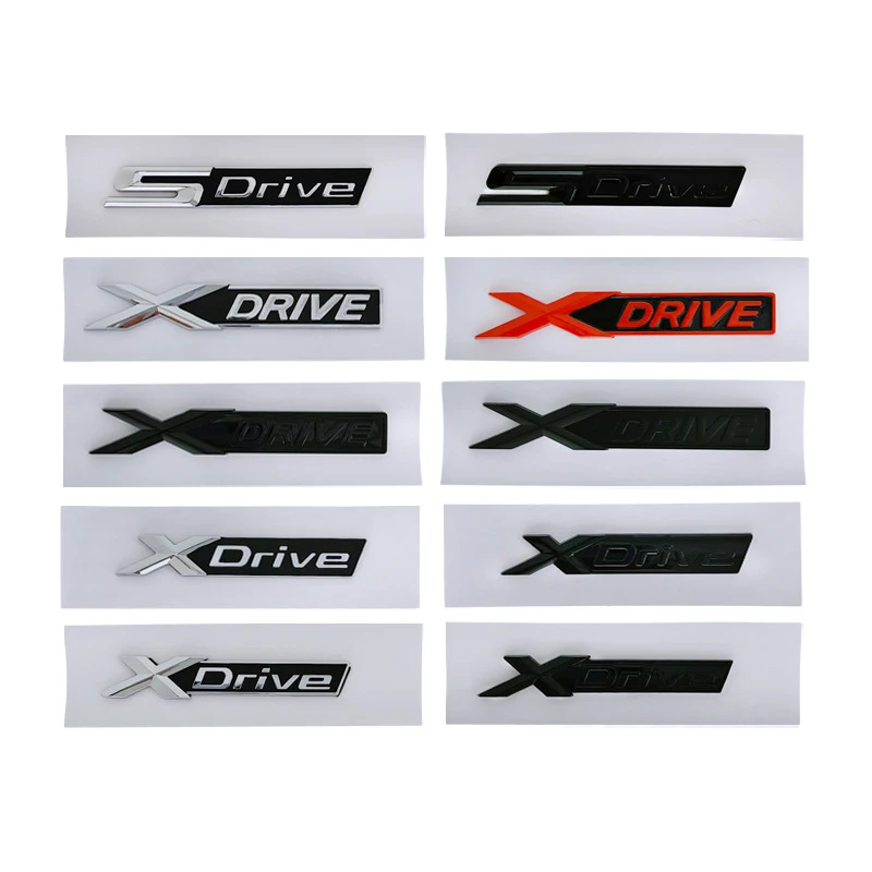3d-ABS-Car-Trunk-Badge-SDRIVE-Logo-XDRIVE-Emblem-For-BMW-3-5-Series-GT ...