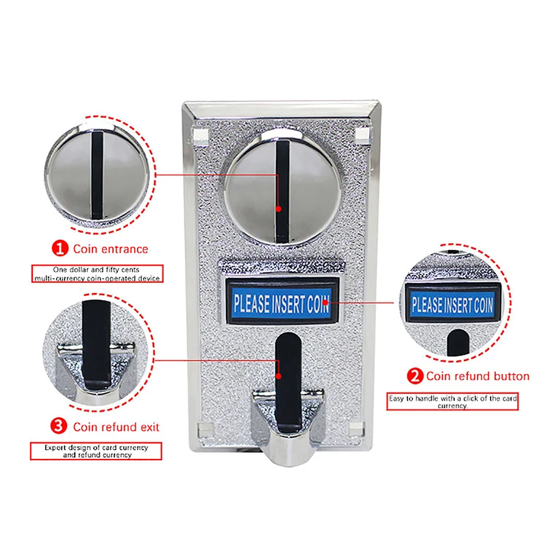 1Pc-616-Multi-Coin-Slot-Acceptor-Electronic-Roll-Down-Coin-Acceptor ...