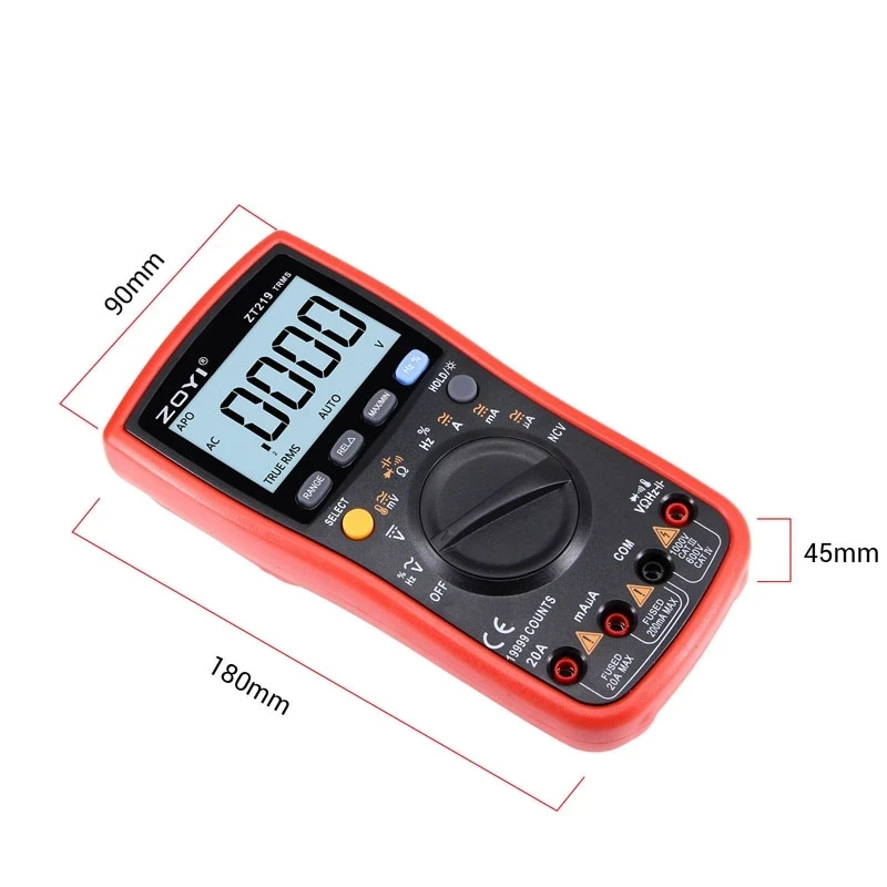 ZOYI-zt225-Digital-Multimeter-19999-Analog-Tester-ZT219-True-RMS ...