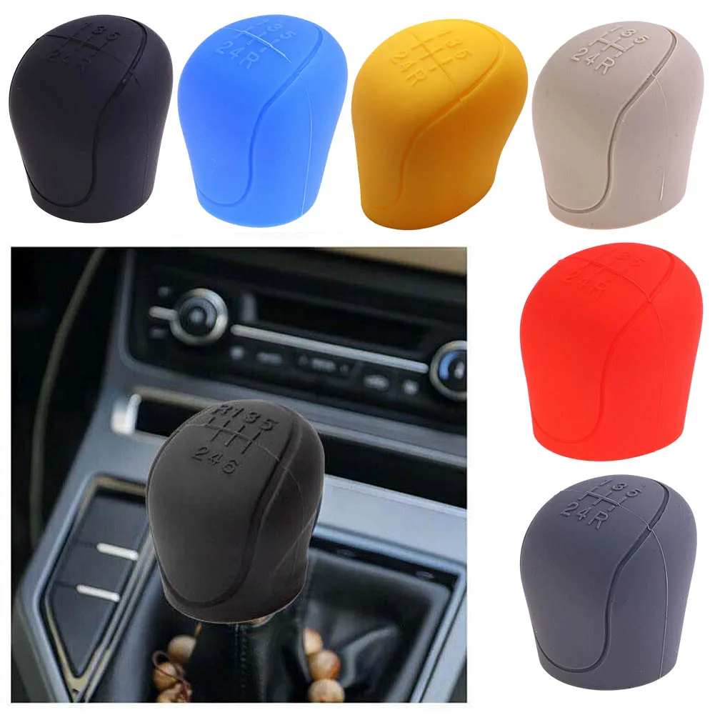 Universal-Car-Manual-6-Speed-Car-Silicone-Gear-Shift-Knob-Covers-Gear ...