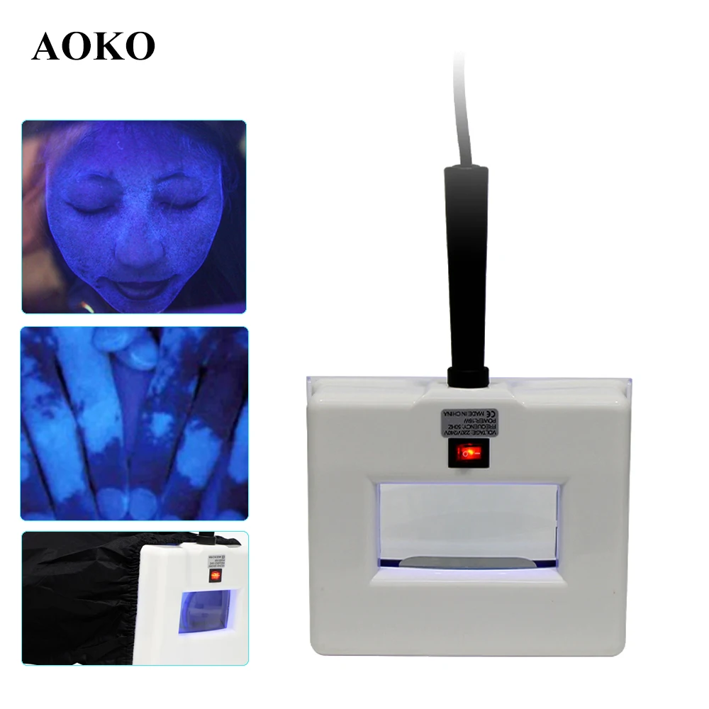 AOKO-UV-Analyzer-Wood-Lamp-Facial-Skin-Testing-Diagnostic-Examination ...