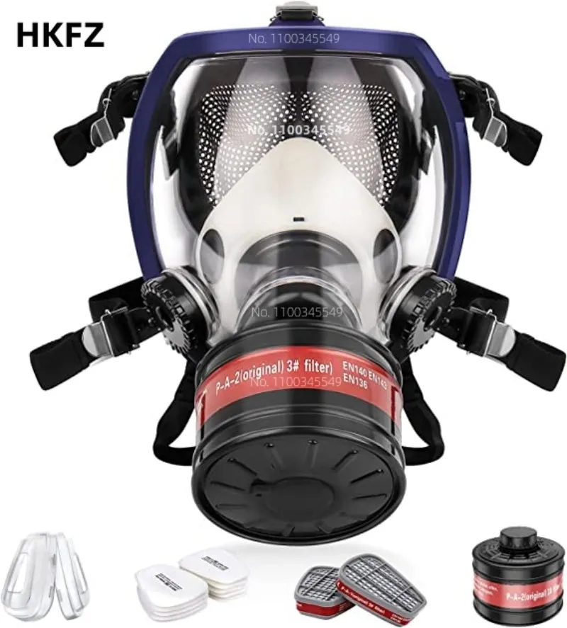 M-scara-de-Gas-respirador-de-cara-completa-recipiente-con-filtro-de ...