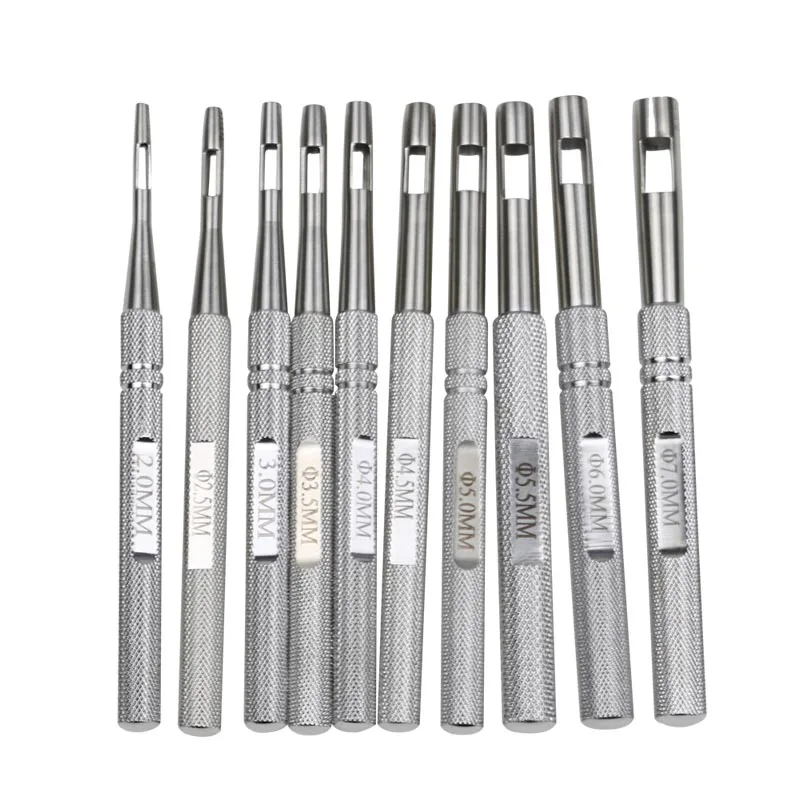 Biopsy Dermal Punch Body Skin Piercing Stainless Steel Punch Tools ...