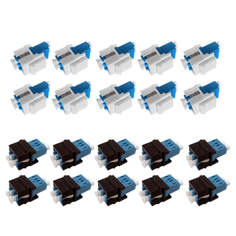 10Pcs-lot-Fiber-keystone-jacks-Snap-Fitting-Duplex-LC-UPC-APC ...