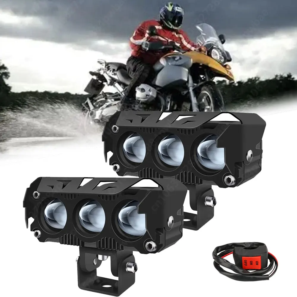 Motorcycle-LED-Spotlights-Headlamp-Car-Headlight-Bulbs-Auto-Lamp ...