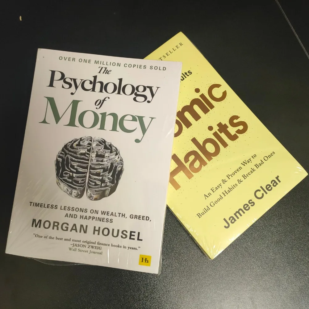 The Psychology of Money Atomic Habits Timeless Lessons on Wealth,Greed ...
